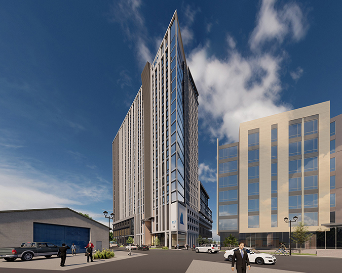 V10 Development proposes a 21-story tower in Everett, MA : NEREJ