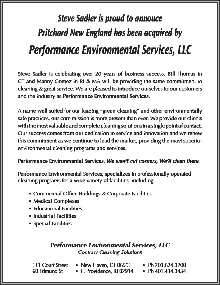 Cleaning - Performance Environmental Services, LLC : NEREJ