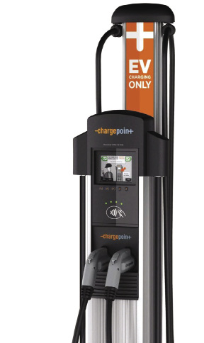 The Kensington installs an electric car charging station in garage ...