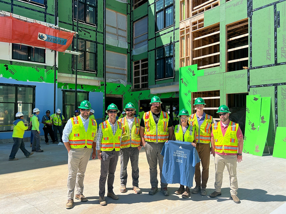 Bozzuto Construction celebrates topping-out for the Rowen at the ...
