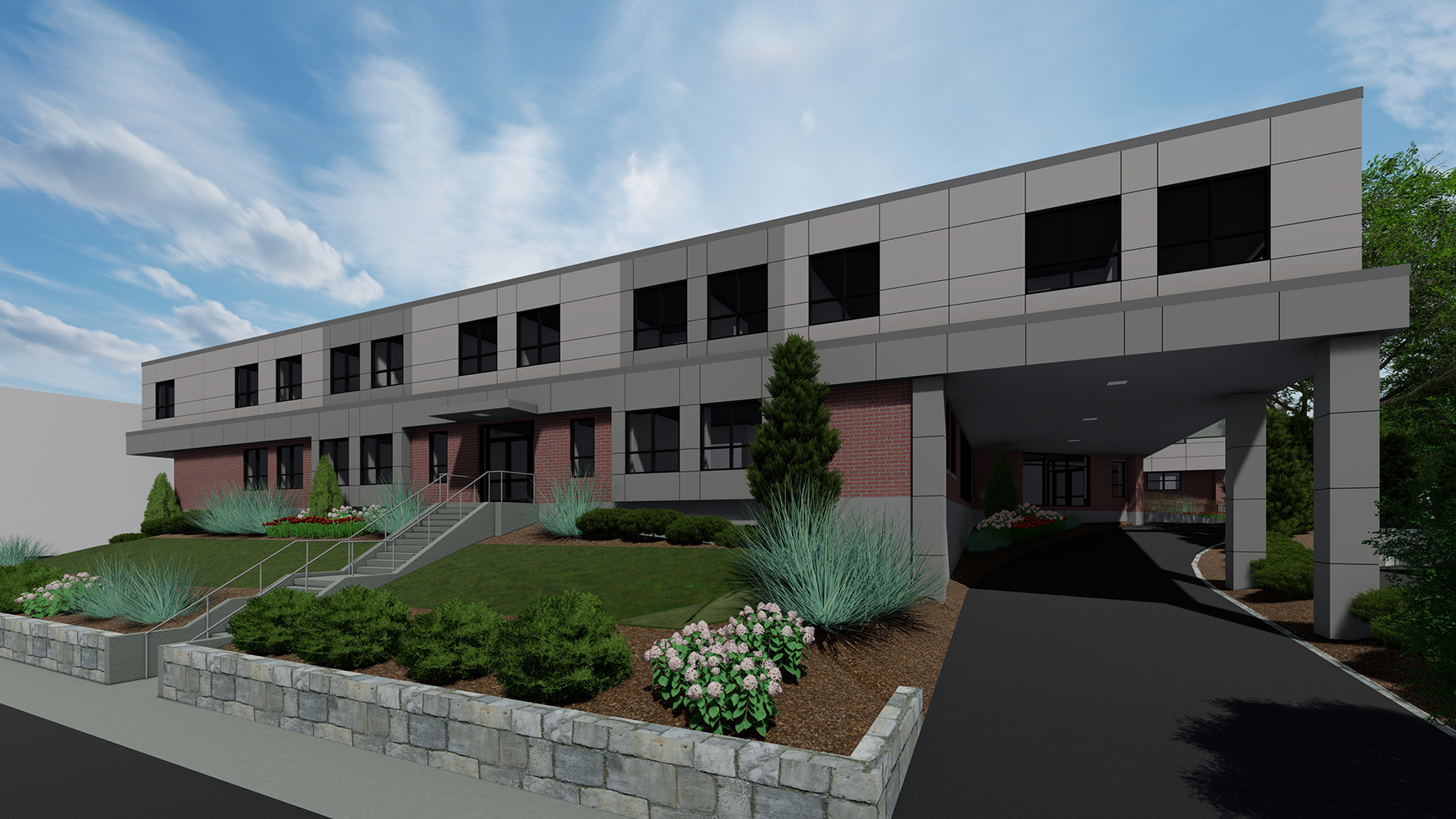 DJSA Architecture designs 80-unit apartment complex at site of former ...