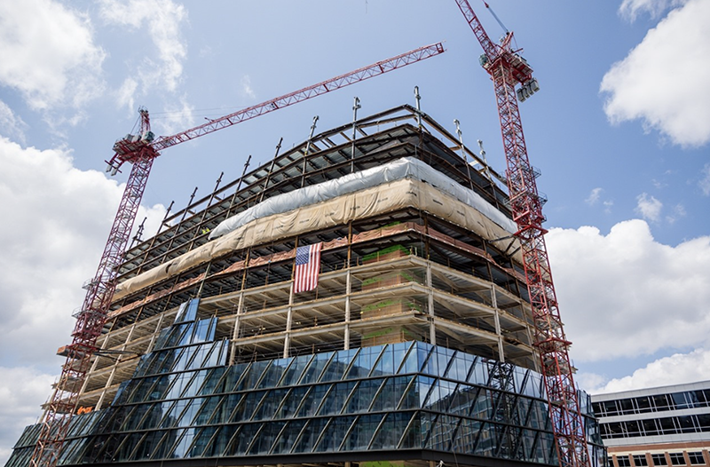 WS Development tops off 707,000 s/f net zero carbon office building : NEREJ