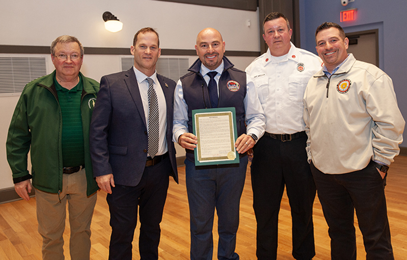 Billerica honors Local 103 IBEW leaders for 20 years of support : NEREJ