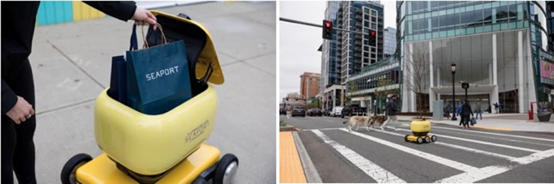 WS Development trials Peyk delivery robot : NEREJ