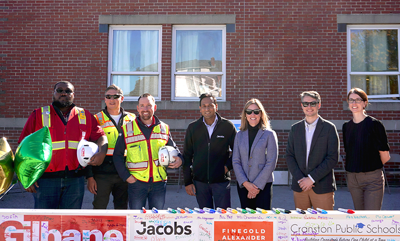 Finegold Alexander and project team celebrate beam signing for 100,000 ...