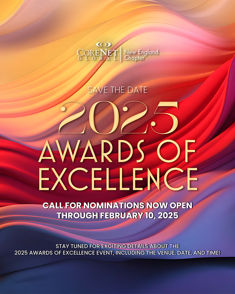 CoreNet Global - New England Chapter opens 2025 Awards of Excellence ...