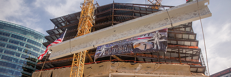WS Development and Turner Construction celebrate topping off of 111 ...